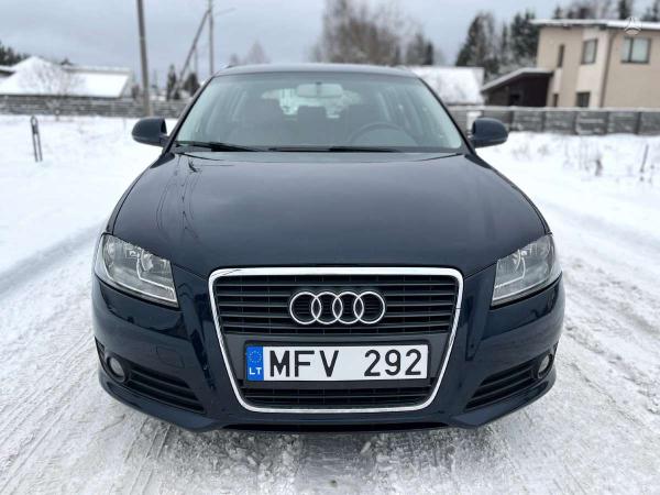 Blue Audi A3 2009 in Vilnius, with an engine capacity of 1.39 L and mileage of 198 thousand km for 4450 €, photo 2 on AUTOMOTO.COM.LV