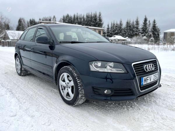 Blue Audi A3 2009 in Vilnius, with an engine capacity of 1.39 L and mileage of 198 thousand km for 4450 €, photo 3 on AUTOMOTO.COM.LV