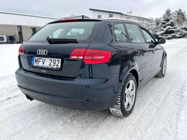 Blue Audi A3 2009 in Vilnius, with an engine capacity of 1.39 L and mileage of 198 thousand km for 4450 €, photo 4 on AUTOMOTO.COM.LV