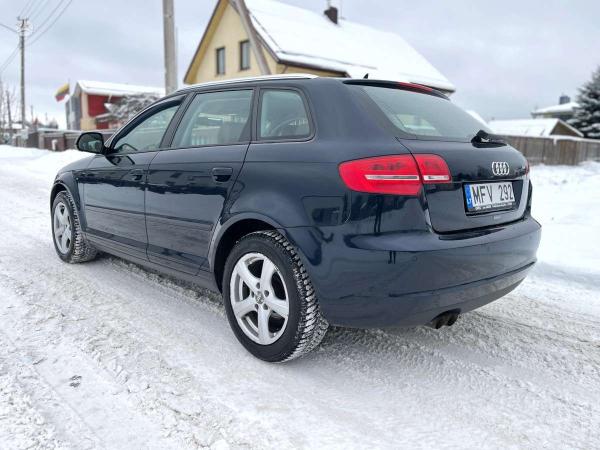 Blue Audi A3 2009 in Vilnius, with an engine capacity of 1.39 L and mileage of 198 thousand km for 4450 €, photo 6 on AUTOMOTO.COM.LV