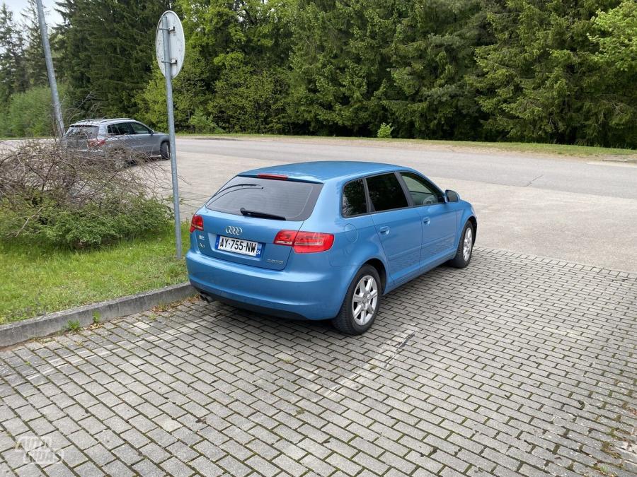 Zils Audi A3 2009 Telšiai, ar dzinēja tilpumu 2.00 L un nobraukumu 265 tūkst. km par 5650 €, foto 7 vietnē AUTOMOTO.COM.LV