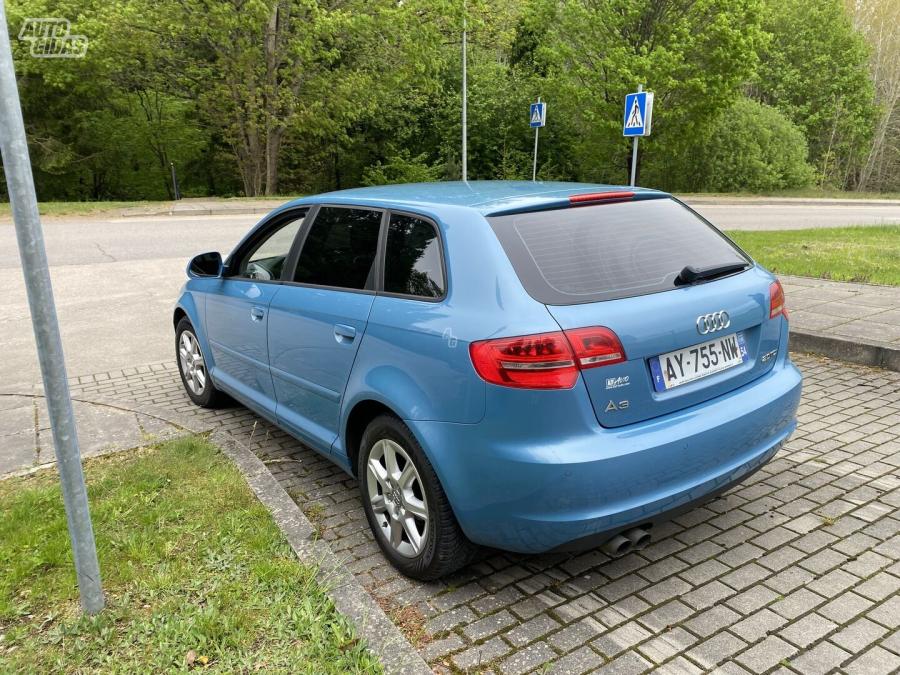 Zils Audi A3 2009 Telšiai, ar dzinēja tilpumu 2.00 L un nobraukumu 265 tūkst. km par 5650 €, foto 9 vietnē AUTOMOTO.COM.LV