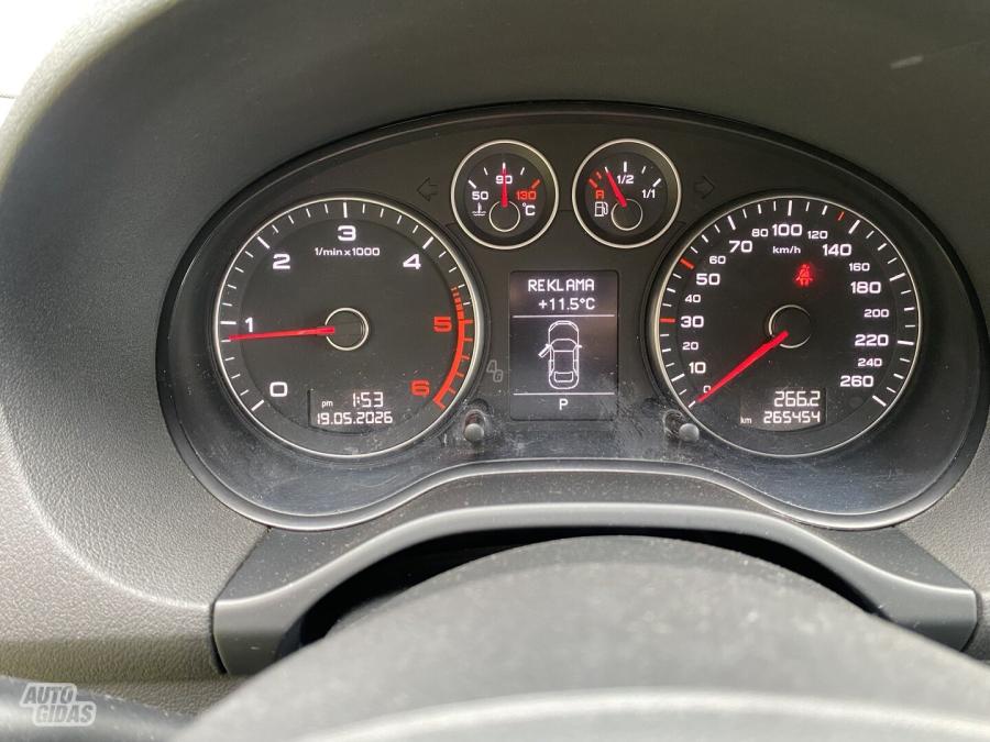 Zils Audi A3 2009 Telšiai, ar dzinēja tilpumu 2.00 L un nobraukumu 265 tūkst. km par 5650 €, foto 16 vietnē AUTOMOTO.COM.LV