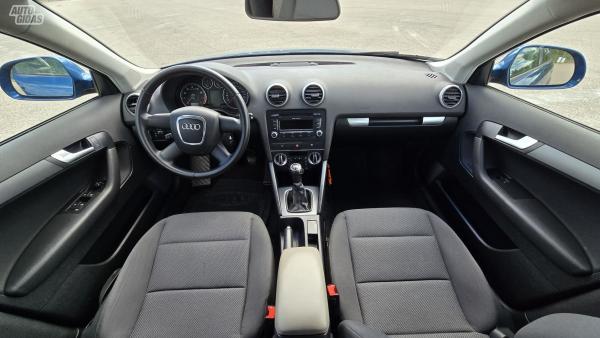 Blue Audi A3 2009 in Marijampole, with an engine capacity of 1.40 L and mileage of 224 thousand km for 2700 €, photo 9 on AUTOMOTO.COM.LV