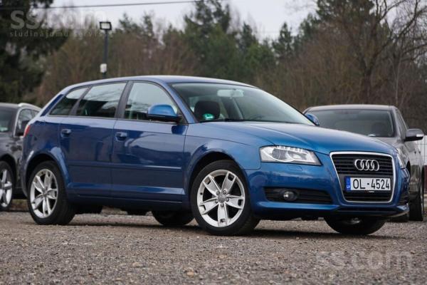 Zils Audi A3 2009 Rīga, ar dzinēja tilpumu 1.40 L un nobraukumu 278 tūkst. km par 5690 €, foto 2 vietnē AUTOMOTO.COM.LV