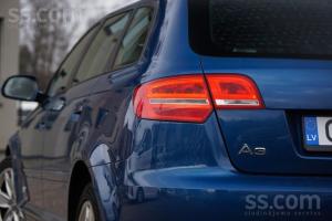 Blue Audi A3 2009 in Riga, with an engine capacity of 1.40 L and mileage of 278 thousand km for 5690 €, photo 7 on AUTOMOTO.COM.LV