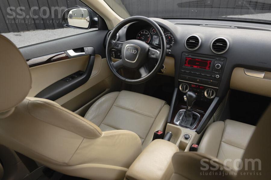 Blue Audi A3 2009 in Jelgava, with an engine capacity of 1.80 L and mileage of 252 thousand km for 5600 €, photo 8 on AUTOMOTO.COM.LV