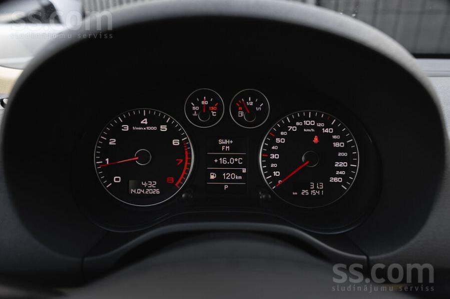 Blue Audi A3 2009 in Jelgava, with an engine capacity of 1.80 L and mileage of 252 thousand km for 5600 €, photo 15 on AUTOMOTO.COM.LV