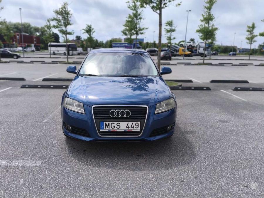 Blue Audi A3 2009 in Klaipeda, with an engine capacity of 1.80 L and mileage of 269 thousand km for 5300 €, photo 3 on AUTOMOTO.COM.LV
