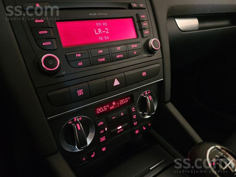 Синий Ауди А3 2009 в Екабпилс, объемом двигателя 2.00 л и пробегом 327 тыс. км за 1890 €, фото 28 на AUTOMOTO.COM.LV