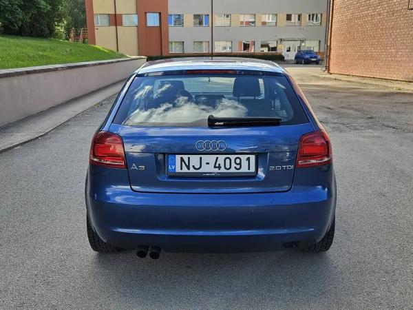 Синий Ауди А3 2009 в Екабпилс, объемом двигателя 2.00 л и пробегом 327 тыс. км за 1890 €, фото 6 на AUTOMOTO.COM.LV
