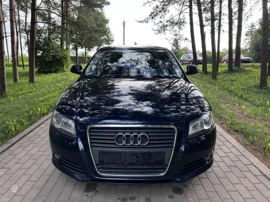 Blue Audi A3 2009 in Utena, with an engine capacity of 1.97 L and mileage of 273 thousand km for 4495 €, photo 9 on AUTOMOTO.COM.LV