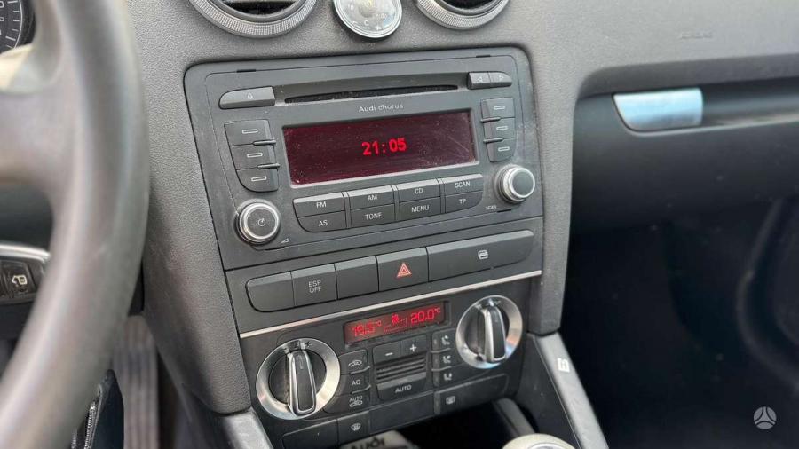 Zils Audi A3 2009 Rokiškis, ar dzinēja tilpumu 1.60 L un nobraukumu 160 tūkst. km par 3900 €, foto 6 vietnē AUTOMOTO.COM.LV