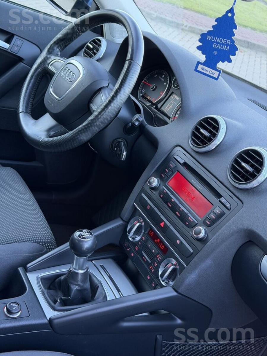 Zils Audi A3 2009 Ludza, ar dzinēja tilpumu 2.00 L un nobraukumu 0 tūkst. km par 5300 €, foto 22 vietnē AUTOMOTO.COM.LV
