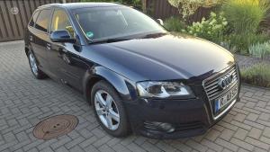 Blue Audi A3 2009 in Vilnius, with an engine capacity of 1.97 L and mileage of 246 thousand km for 2700 €, photo 4 on AUTOMOTO.COM.LV