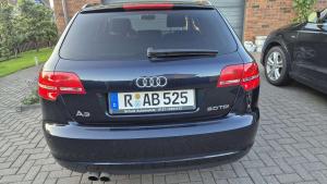 Blue Audi A3 2009 in Vilnius, with an engine capacity of 1.97 L and mileage of 246 thousand km for 2700 €, photo 7 on AUTOMOTO.COM.LV