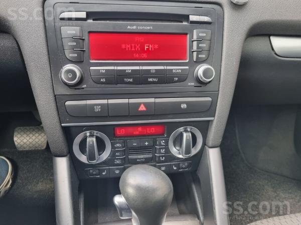 Blue Audi A3 2009 in Riga, with an engine capacity of 1.40 L and mileage of 137 thousand km for 6200 €, photo 10 on AUTOMOTO.COM.LV