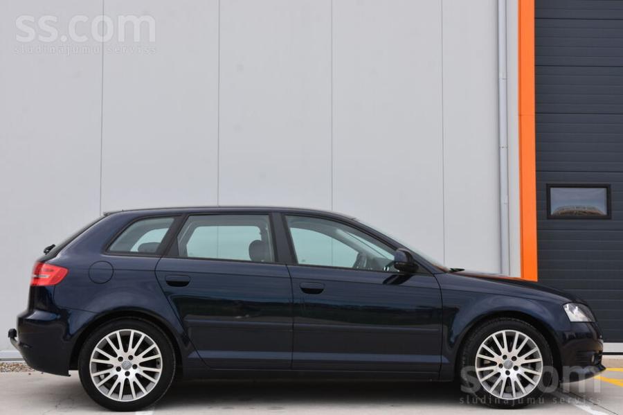 Blue Audi A3 2009 in Riga, with an engine capacity of 1.80 L and mileage of 189 thousand km for 5750 €, photo 6 on AUTOMOTO.COM.LV