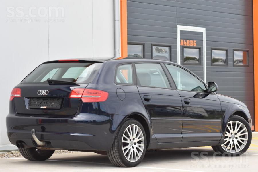 Blue Audi A3 2009 in Riga, with an engine capacity of 1.80 L and mileage of 189 thousand km for 5750 €, photo 7 on AUTOMOTO.COM.LV