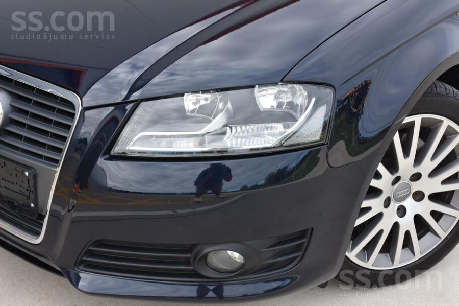 Blue Audi A3 2009 in Riga, with an engine capacity of 1.80 L and mileage of 189 thousand km for 5750 €, photo 22 on AUTOMOTO.COM.LV