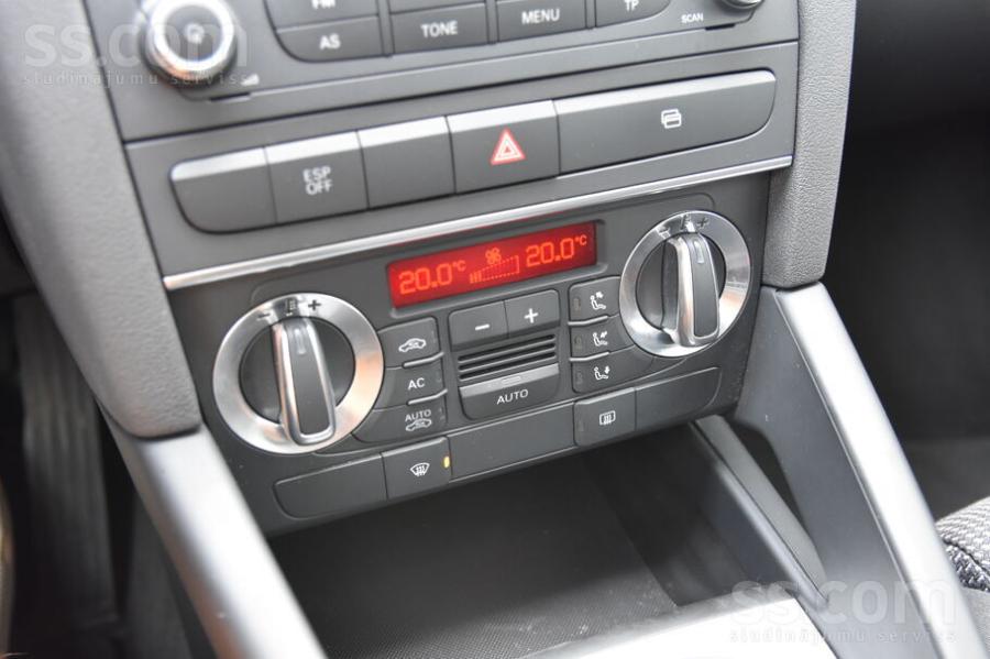 Blue Audi A3 2009 in Riga, with an engine capacity of 1.80 L and mileage of 189 thousand km for 5750 €, photo 30 on AUTOMOTO.COM.LV