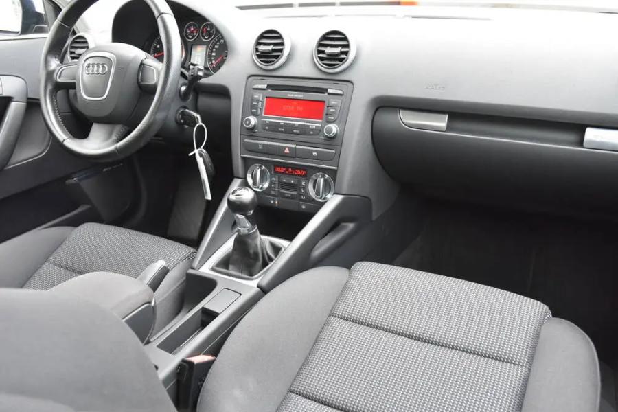 Blue Audi A3 2009 in Marupe, with an engine capacity of 1.80 L and mileage of 189 thousand km for 5750 €, photo 3 on AUTOMOTO.COM.LV