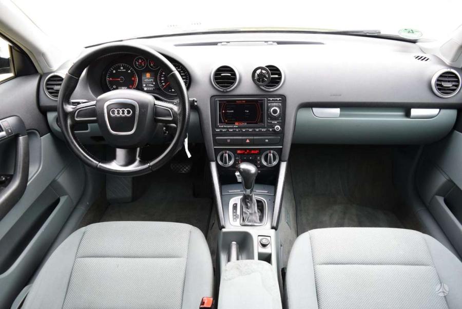 Blue Audi A3 2009 in Vilnius, with an engine capacity of 1.97 L and mileage of 290 thousand km for 4900 €, photo 13 on AUTOMOTO.COM.LV