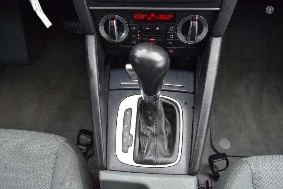 Blue Audi A3 2009 in Vilnius, with an engine capacity of 1.97 L and mileage of 290 thousand km for 4900 €, photo 15 on AUTOMOTO.COM.LV