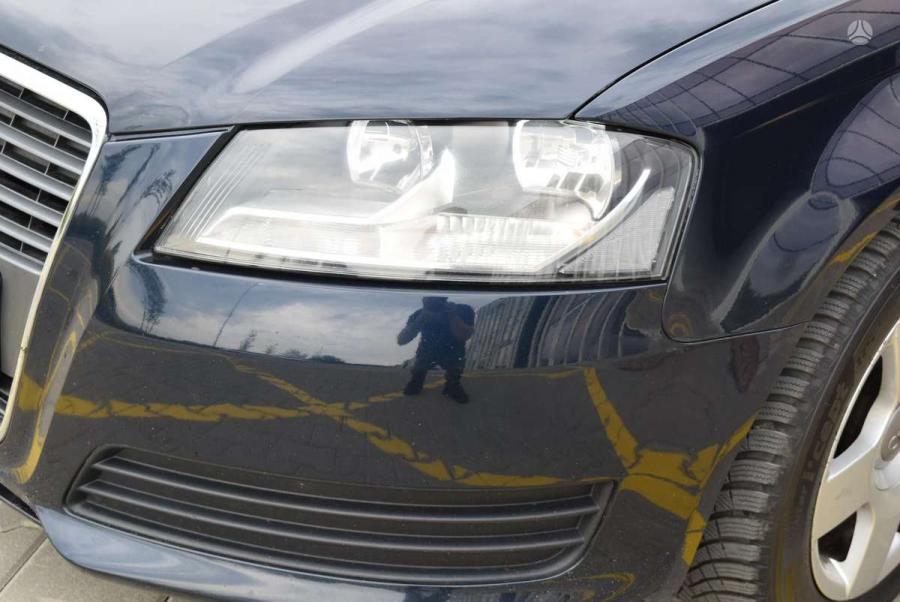 Blue Audi A3 2009 in Vilnius, with an engine capacity of 1.97 L and mileage of 290 thousand km for 4900 €, photo 22 on AUTOMOTO.COM.LV