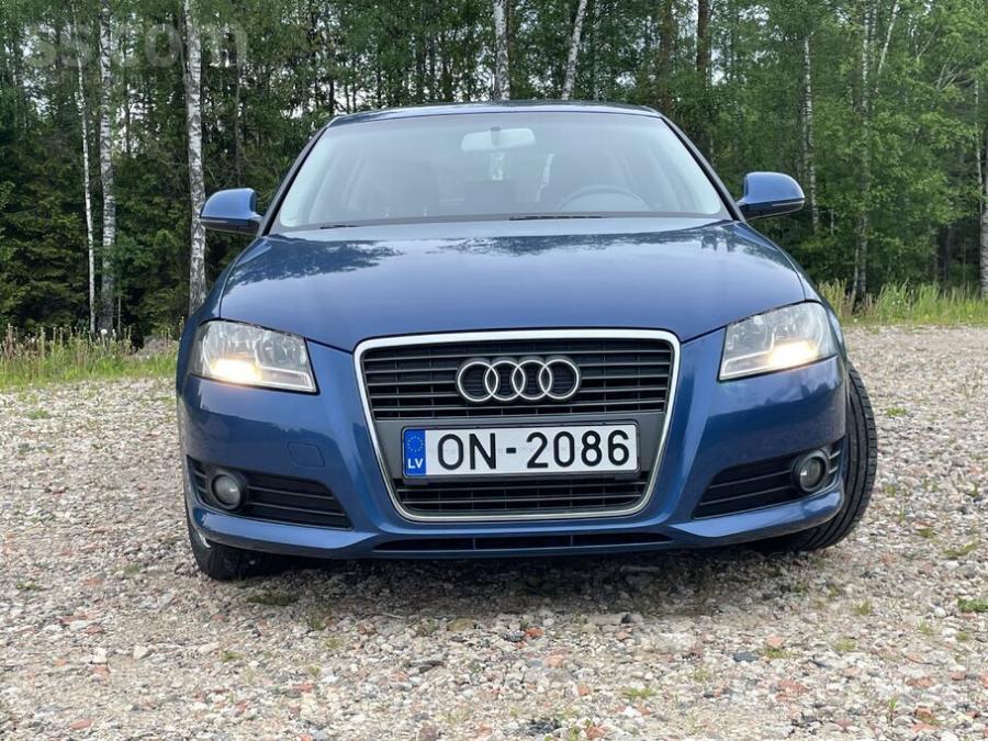 Blue Audi A3 2010 in Cesis, with an engine capacity of 2.00 L and mileage of 0 thousand km for 5790 €, photo 7 on AUTOMOTO.COM.LV