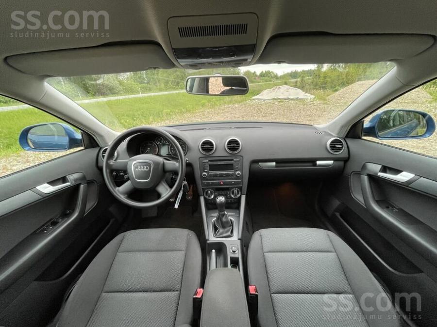 Blue Audi A3 2010 in Cesis, with an engine capacity of 2.00 L and mileage of 0 thousand km for 5790 €, photo 14 on AUTOMOTO.COM.LV