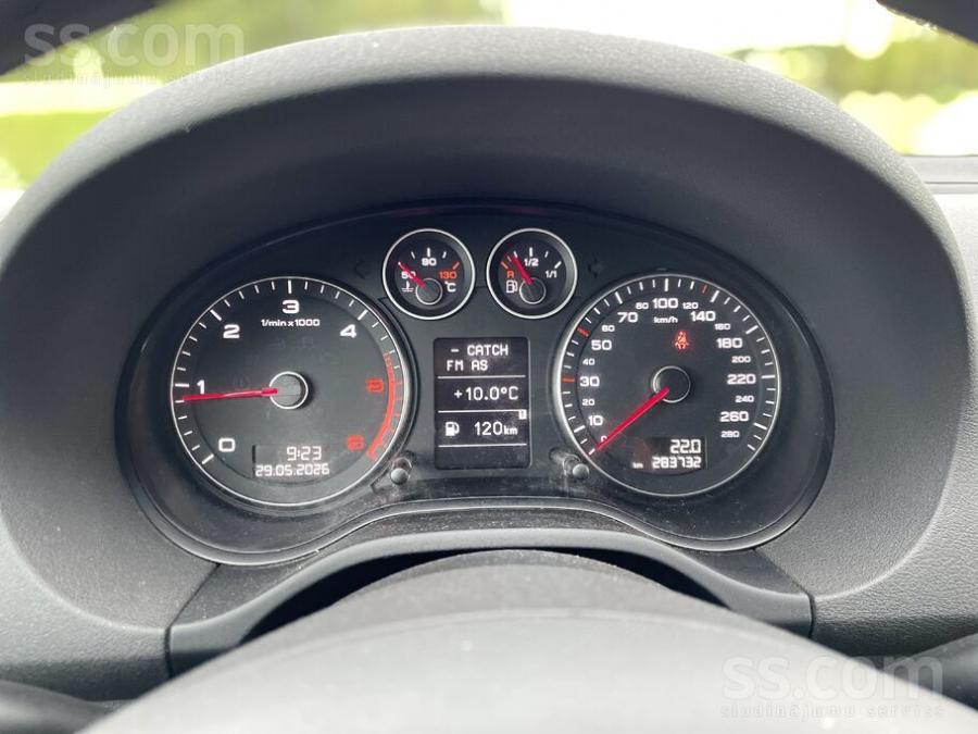 Blue Audi A3 2010 in Cesis, with an engine capacity of 2.00 L and mileage of 0 thousand km for 5790 €, photo 20 on AUTOMOTO.COM.LV