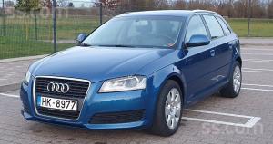 Blue Audi A3 2010 in Riga, with an engine capacity of 2.00 L and mileage of 326 thousand km for 3600 €, photo 5 on AUTOMOTO.COM.LV