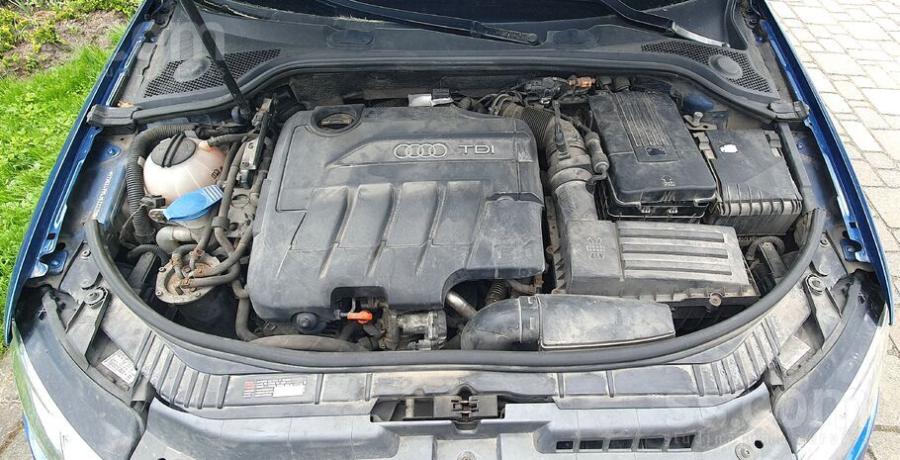 Blue Audi A3 2010 in Riga, with an engine capacity of 2.00 L and mileage of 326 thousand km for 3600 €, photo 10 on AUTOMOTO.COM.LV