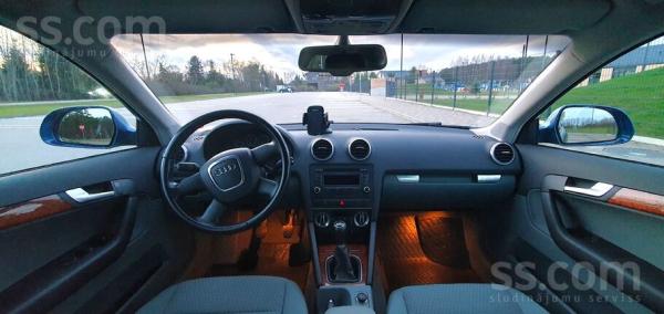 Blue Audi A3 2010 in Riga, with an engine capacity of 2.00 L and mileage of 327 thousand km for 3200 €, photo 10 on AUTOMOTO.COM.LV