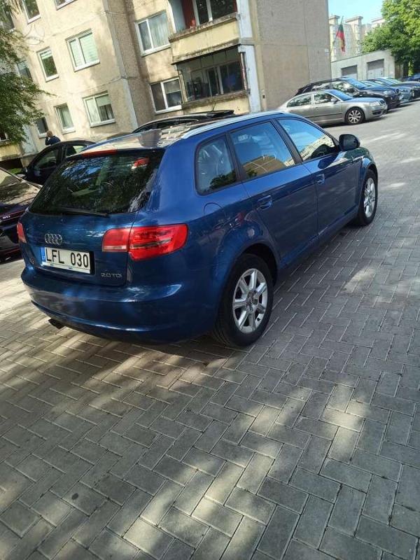 Blue Audi A3 2010 in Kaunas, with an engine capacity of 1.97 L and mileage of 330 thousand km for 5000 €, photo 4 on AUTOMOTO.COM.LV