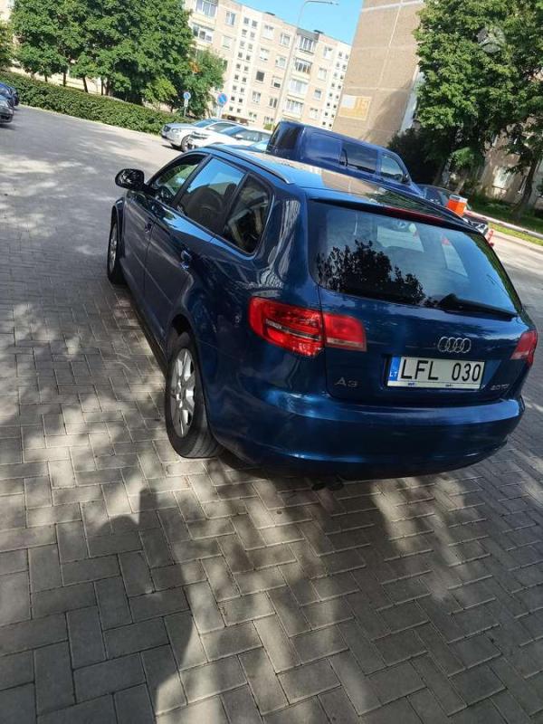 Blue Audi A3 2010 in Kaunas, with an engine capacity of 1.97 L and mileage of 330 thousand km for 5000 €, photo 5 on AUTOMOTO.COM.LV
