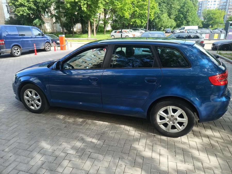 Blue Audi A3 2010 in Kaunas, with an engine capacity of 1.97 L and mileage of 330 thousand km for 5000 €, photo 7 on AUTOMOTO.COM.LV