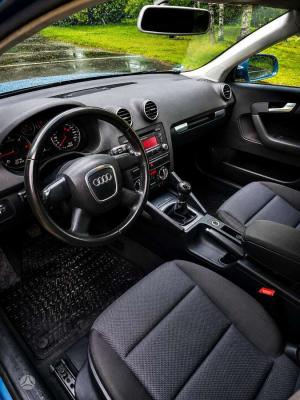 Blue Audi A3 2010 in Utena, with an engine capacity of 1.60 L and mileage of 260 thousand km for 3950 €, photo 6 on AUTOMOTO.COM.LV