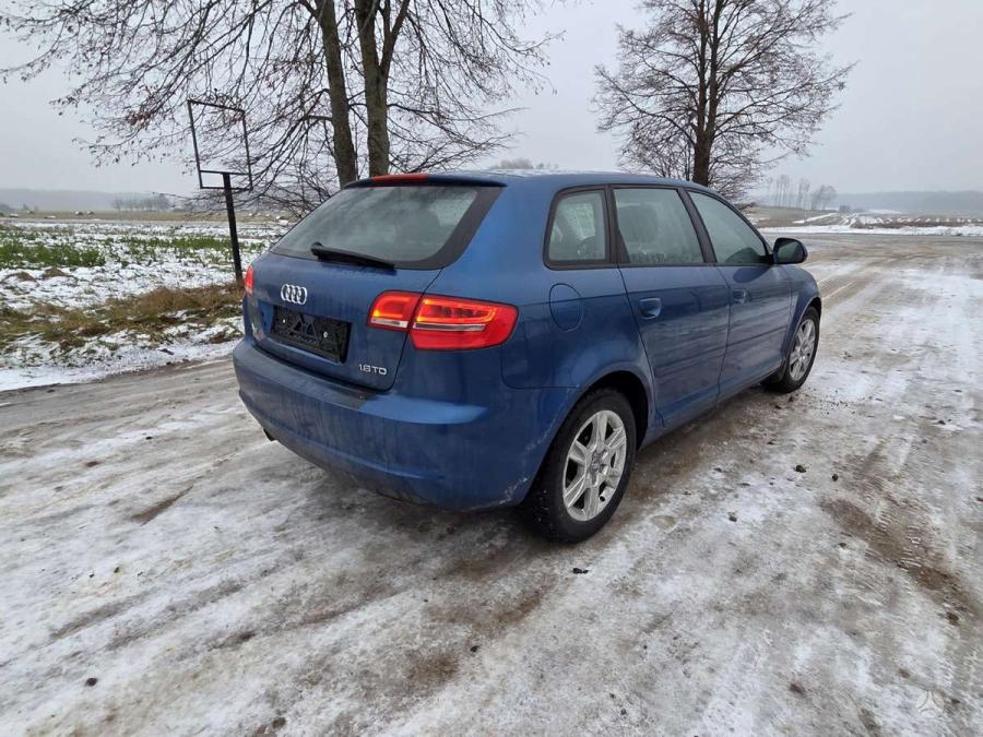 Zils Audi A3 2011 Klaipėda, ar dzinēja tilpumu 1.60 L un nobraukumu 322 tūkst. km par 3850 €, foto 11 vietnē AUTOMOTO.COM.LV