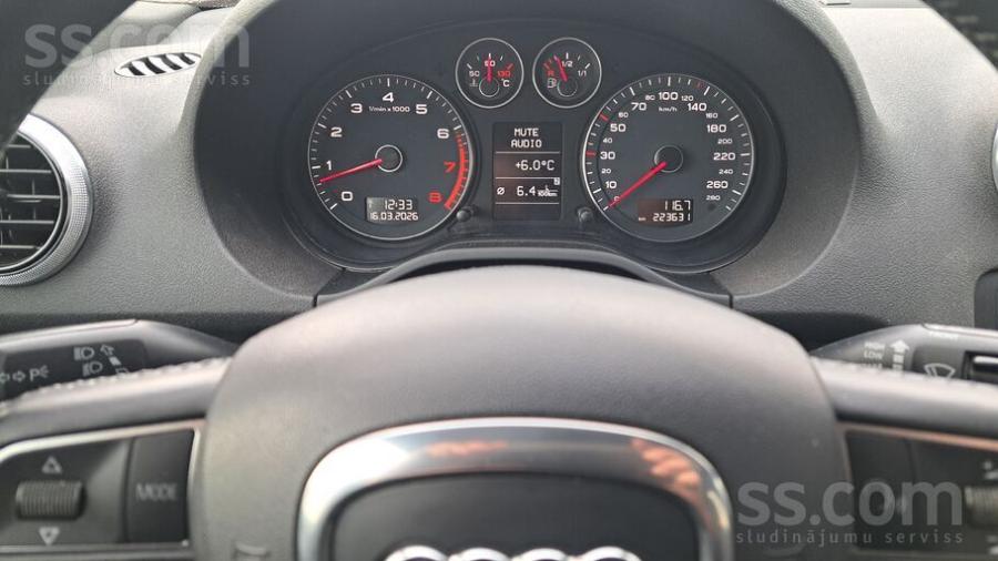 Blue Audi A3 2011 in Ogre, with an engine capacity of 1.40 L and mileage of 222 thousand km for 5490 €, photo 17 on AUTOMOTO.COM.LV