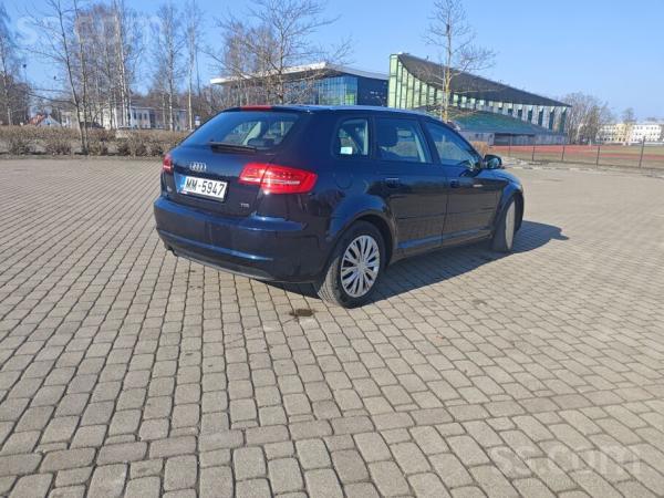 Blue Audi A3 2011 in Jelgava, with an engine capacity of 1.60 L and mileage of 359 thousand km for 4200 €, photo 3 on AUTOMOTO.COM.LV