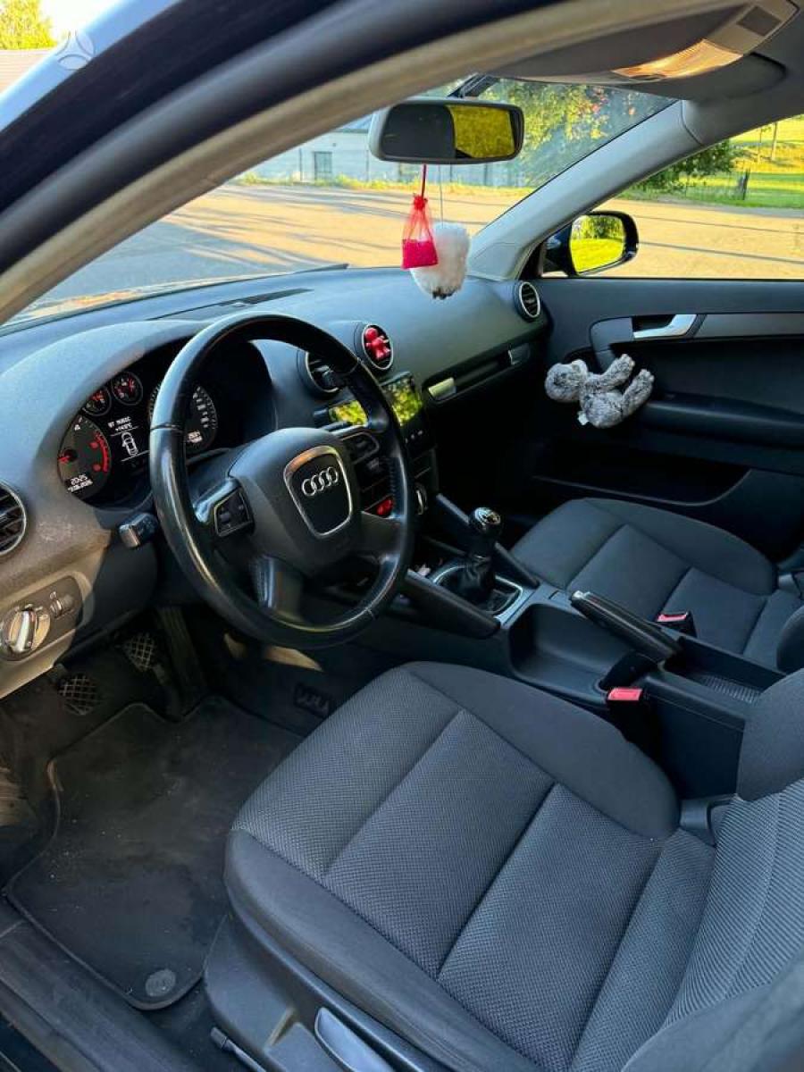 Blue Audi A3 2011 in Pasvalys, with an engine capacity of 1.97 L and mileage of 235 thousand km for 5200 €, photo 7 on AUTOMOTO.COM.LV