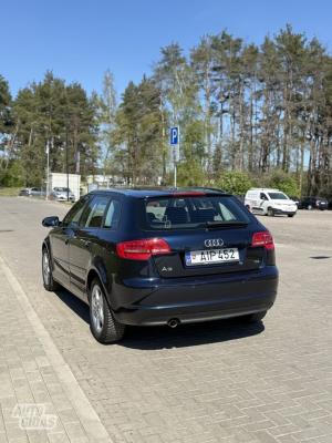 Blue Audi A3 2012 in Vilnius, with an engine capacity of 1.60 L and mileage of 262 thousand km for 6300 €, photo 11 on AUTOMOTO.COM.LV