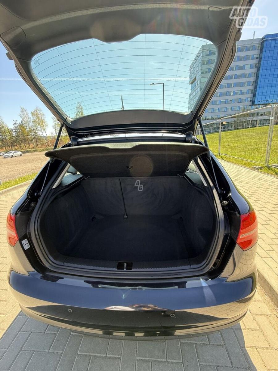 Blue Audi A3 2012 in Vilnius, with an engine capacity of 1.60 L and mileage of 262 thousand km for 6300 €, photo 13 on AUTOMOTO.COM.LV