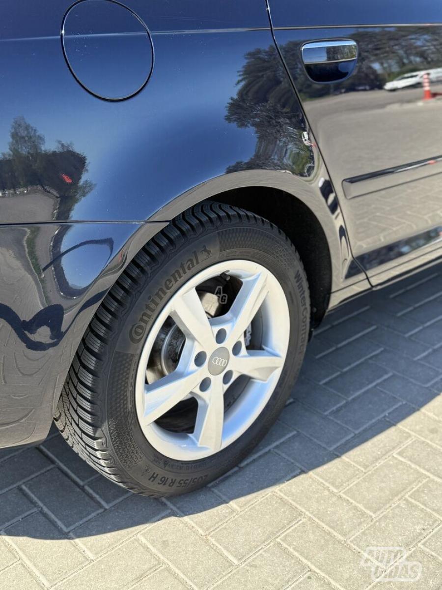 Blue Audi A3 2012 in Vilnius, with an engine capacity of 1.60 L and mileage of 262 thousand km for 6300 €, photo 14 on AUTOMOTO.COM.LV
