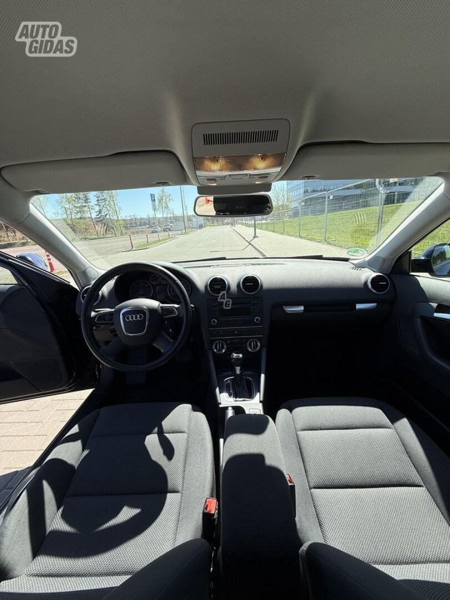 Blue Audi A3 2012 in Vilnius, with an engine capacity of 1.60 L and mileage of 262 thousand km for 6300 €, photo 17 on AUTOMOTO.COM.LV