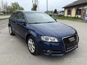 Zils Audi A3 2012 Ogre, ar dzinēja tilpumu 2.00 L un nobraukumu 211 tūkst. km par 7499 €, foto  vietnē AUTOMOTO.COM.LV