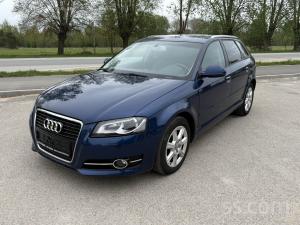 Blue Audi A3 2012 in Ogre, with an engine capacity of 2.00 L and mileage of 211 thousand km for 7499 €, photo 4 on AUTOMOTO.COM.LV