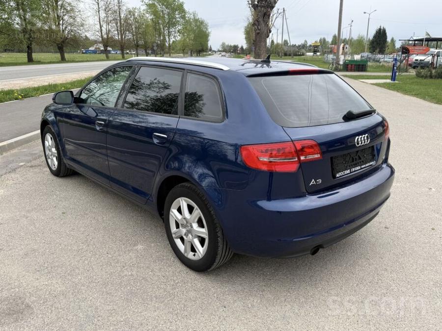 Blue Audi A3 2012 in Ogre, with an engine capacity of 2.00 L and mileage of 211 thousand km for 7499 €, photo 5 on AUTOMOTO.COM.LV